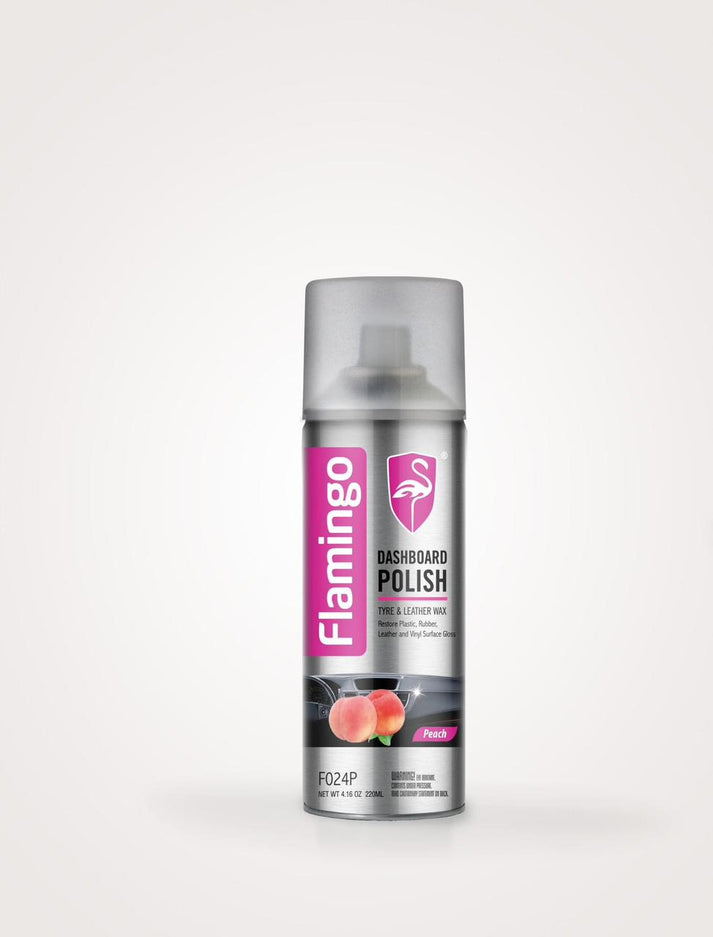 FLAMINGO DASHBOARD POLISH 220ML PEACH – Flamingo Car Care